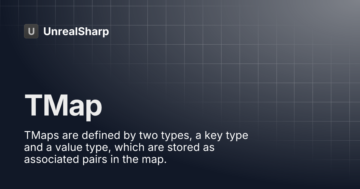 TMap | UnrealSharp